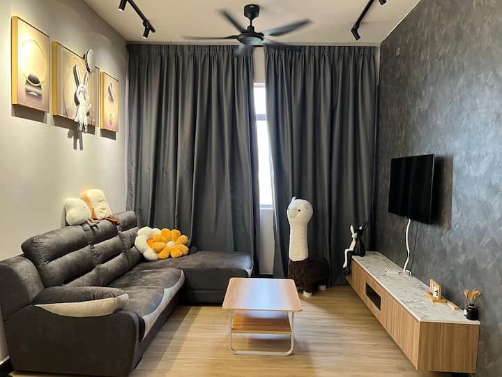 Cozy Ipoh Falim Apartment (3 Rooms) - 怡保
