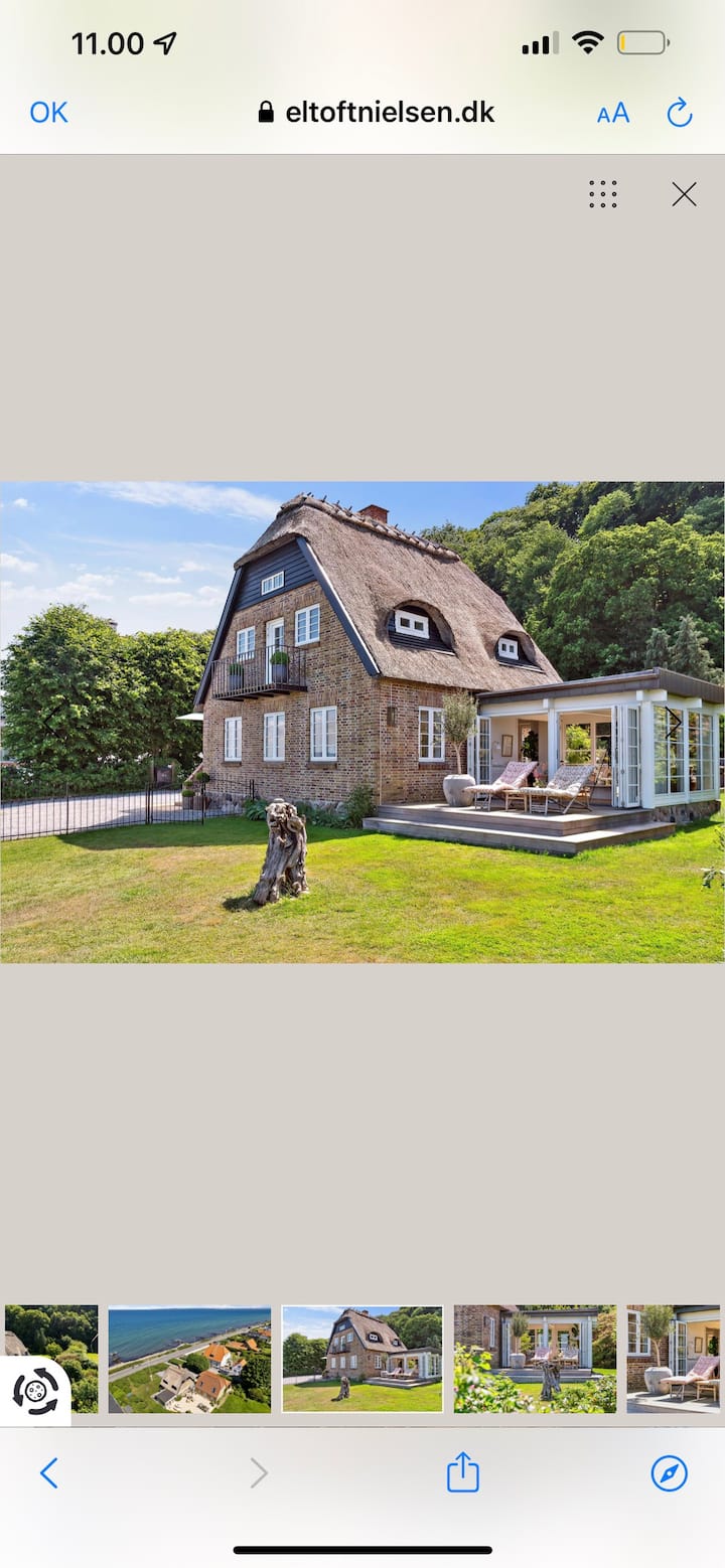 Hus Ved ØResund Med Udsigt, Badebro Og Låge Skov - Viken