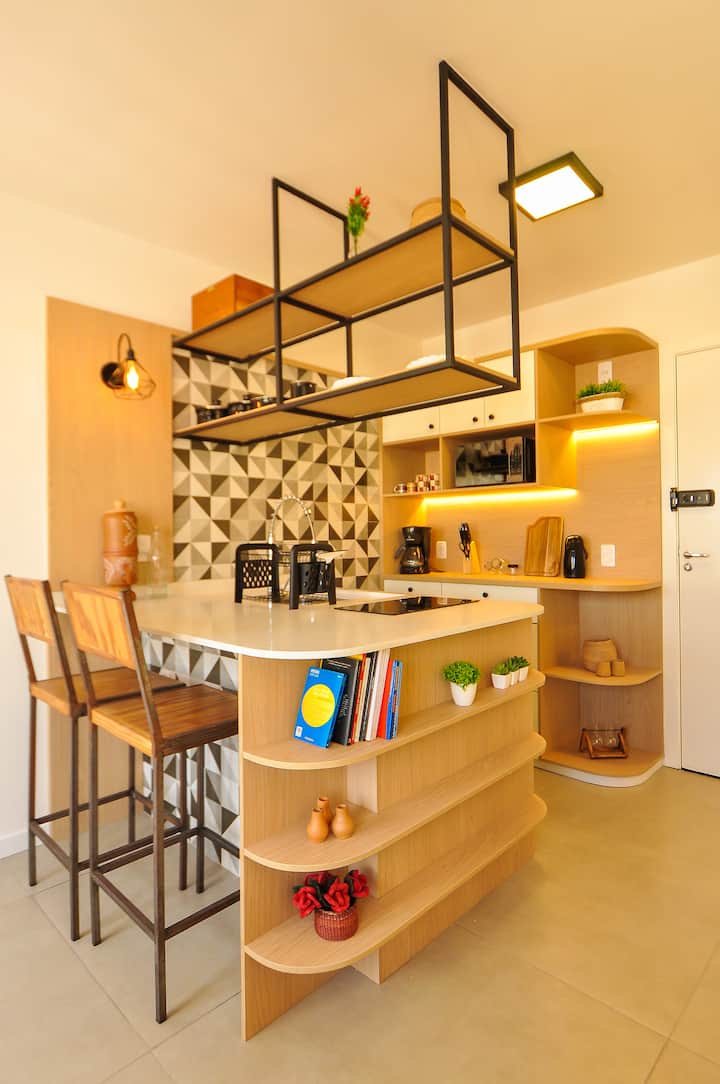 Lindo Studio | 200m Do Metrô | Pinheiros | Ar Cond - São Paulo