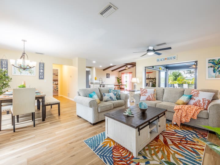 Grt Host Luxury Feel|beach 6 Mins|pvt Pool|game Rm - Manasota Key, FL