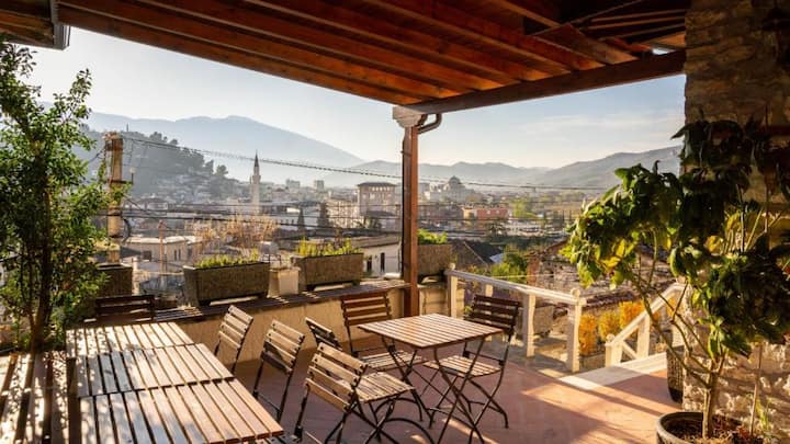 Borklad Double Room With City View - Distretto di Berat