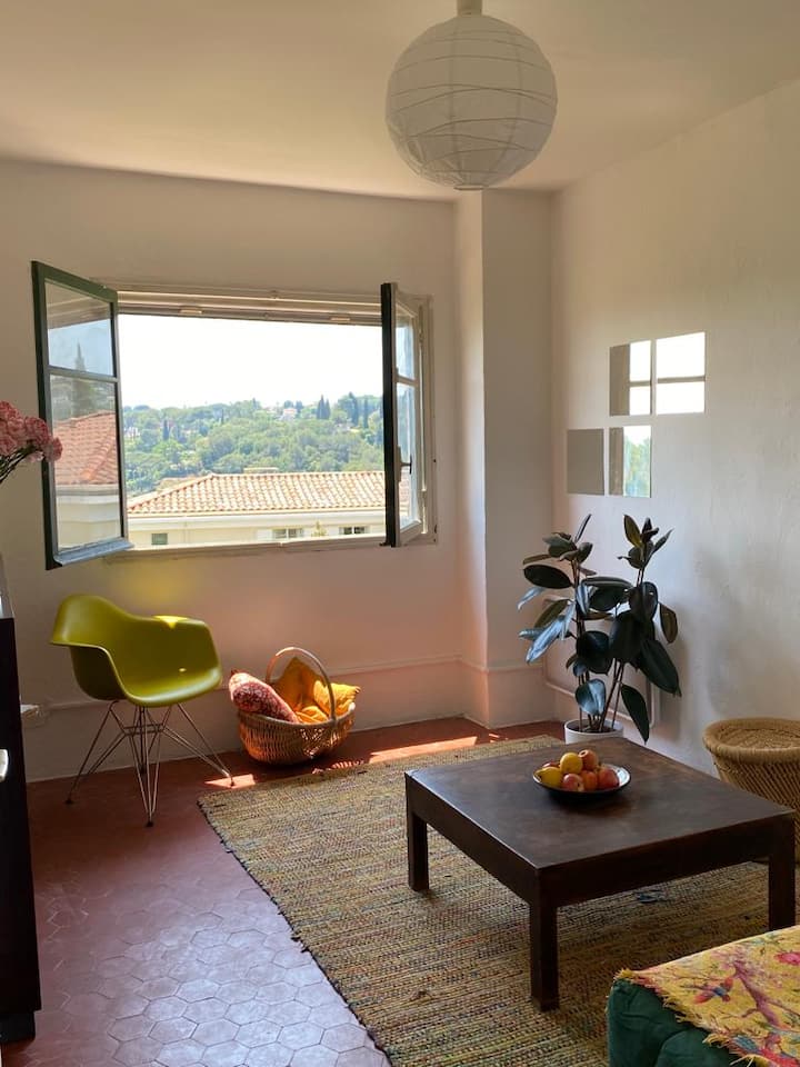 Superbe Appartement Vue Mer à L’entrée Du Village - Biot