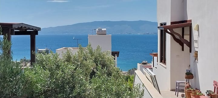 Appartement  - 5 Pers Accès Plage 300m - Vue Mer - Akyarlar