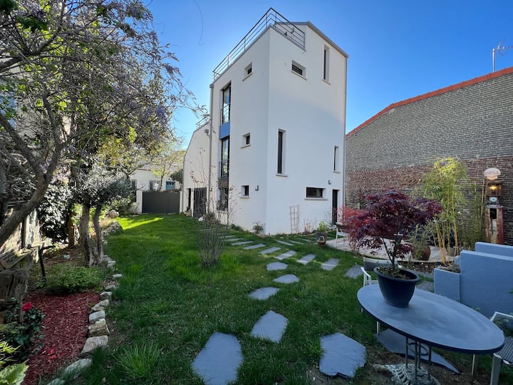 Maison Contemporaine, 5 Mn Paris,vint,chic, Arty. - Malakoff