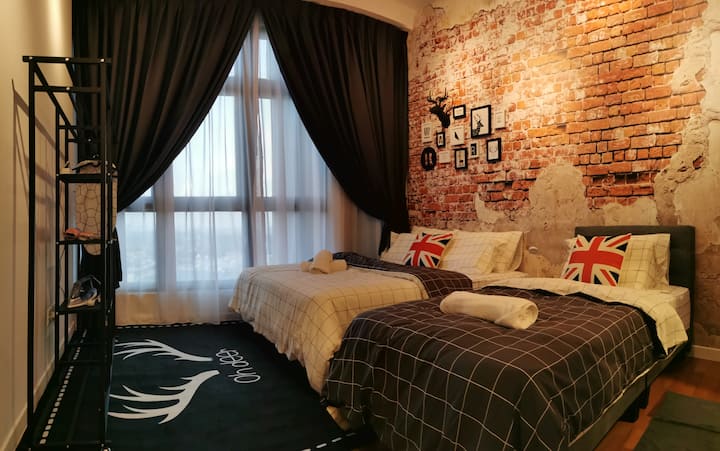 N2 Paradigm Residence 3-4 Paxs 1r+3b With Netflix - Skudai