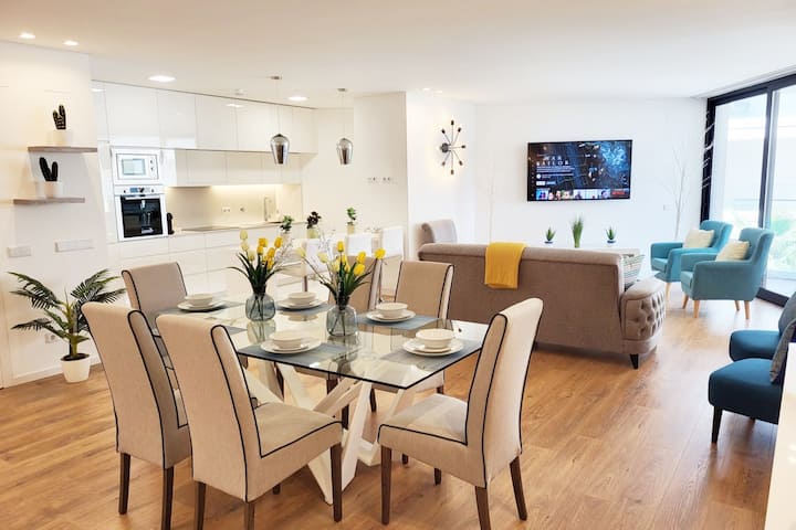 New Luxury Apt Ocean Front Heart Of Olhao +Parking - Olhão