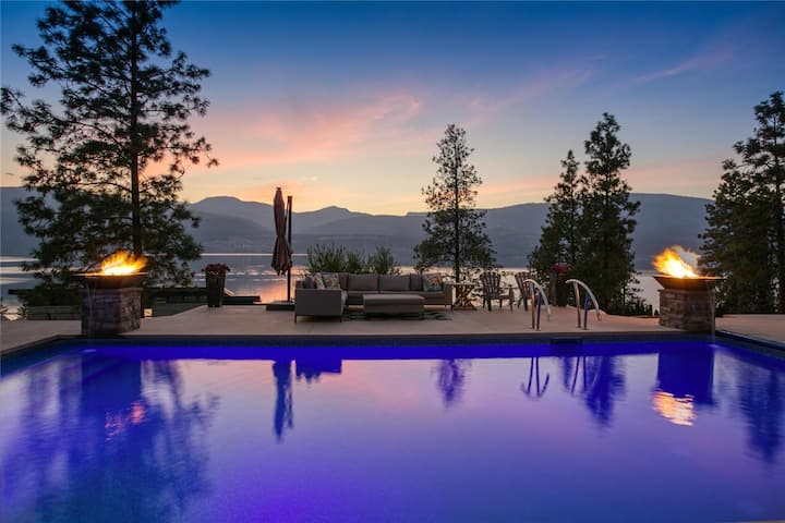 Luxury Lakeview Home With Pool + Hottub - Lake Country