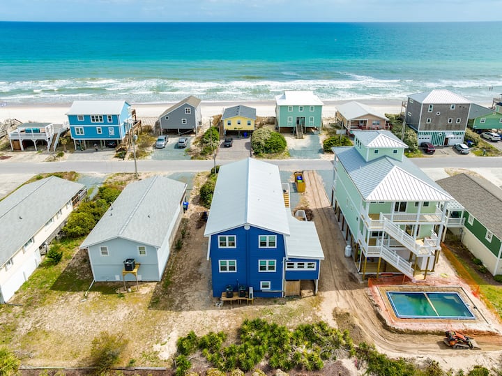 Surf City Multifamily Beach Home - North Topsail Beach, NC