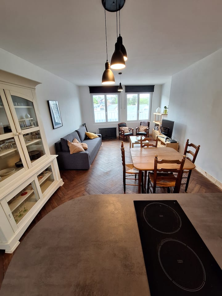Appartement Belle Vue Centre-ville Fécamp 56m² - Fécamp