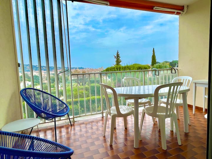 Studio Terrasse Piscine/tennis - Saint-Tropez