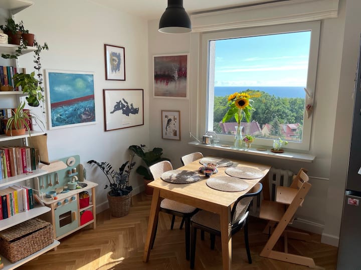 Sea-view Apartment With Kids Room In Redłowo - Gdynia