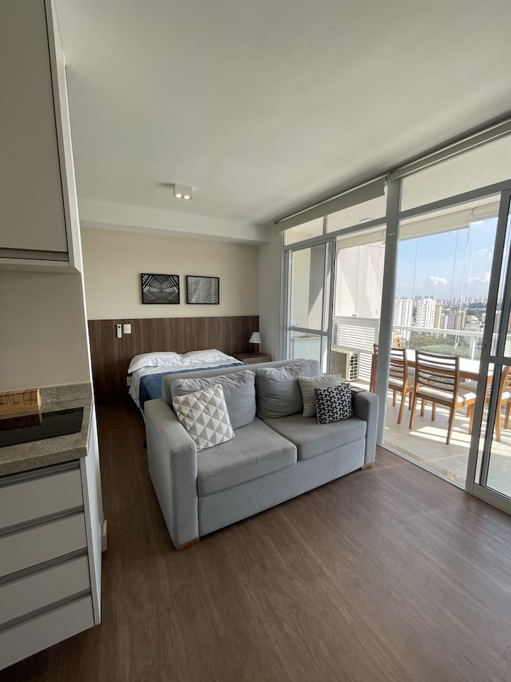 Loft Charmoso Com Vista E Piscina - Sao Paulo