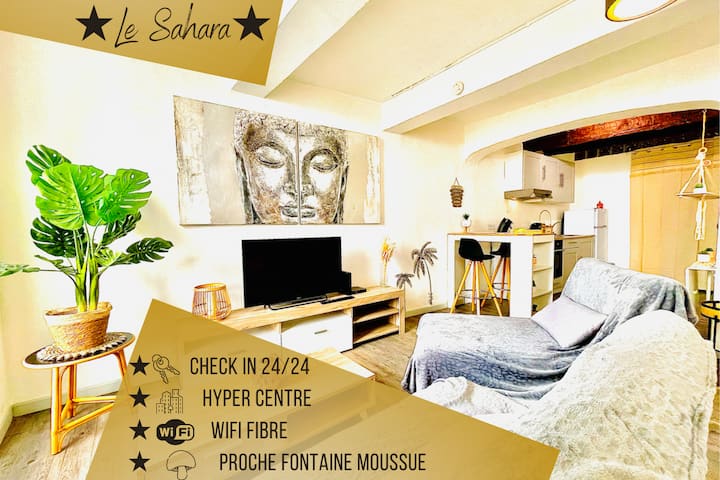 *Le Sahara*hyper Centre*wifi* - Salon-de-Provence