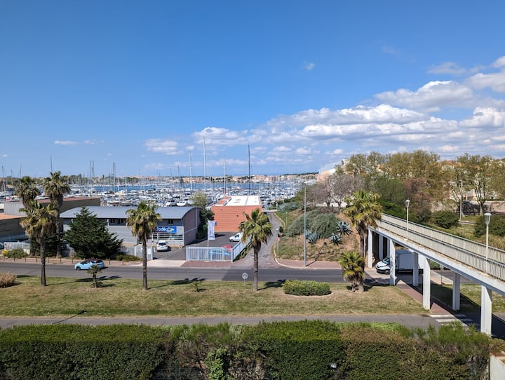 Studio Face Au Port Du Cap Agde - Agde
