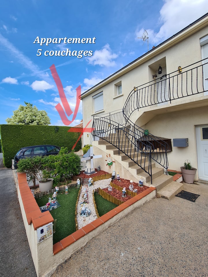 Appartement Des Roses à 5 Min Puy Du Fou - Les Epesses