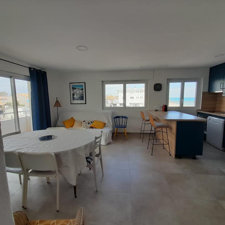 Appartement Vue Sur Mer 3 Chambres - Palavas-les-Flots