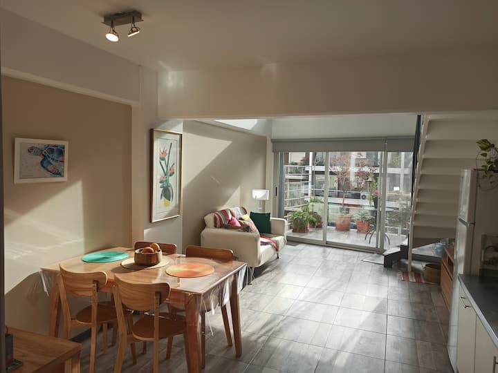 Bright Duplex In Palermo Soho - Botanical Garden - Argentina