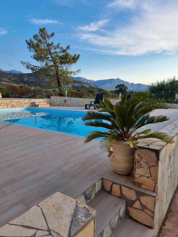 Villa/piscine,10min De La Plage - Calenzana