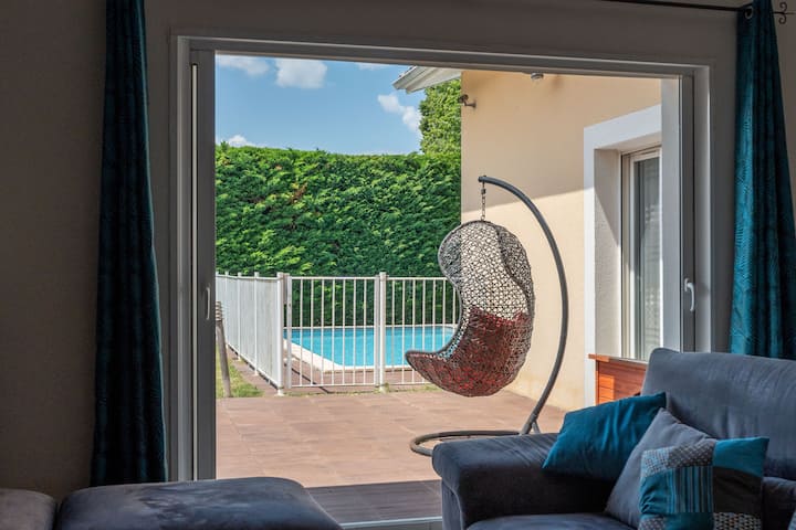Villa Au Calme Avec Piscine Et Jardin - 8 Pers - Pessac