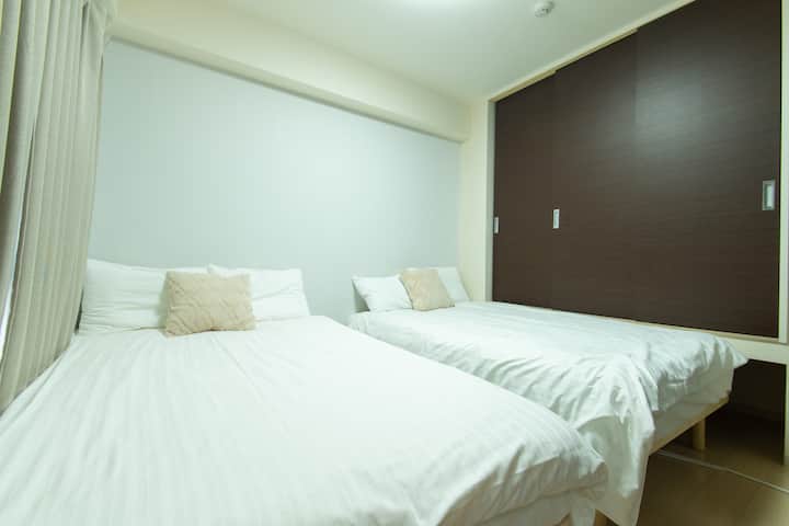 코코네하우스 덴가차야점 Twin Bed 무료Wifi 역까지 보도 3분 - Osaka