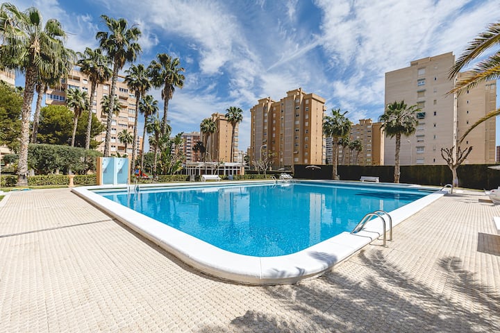 Apartamento Con Piscina Y Parking - Playa San Juan - Alicante