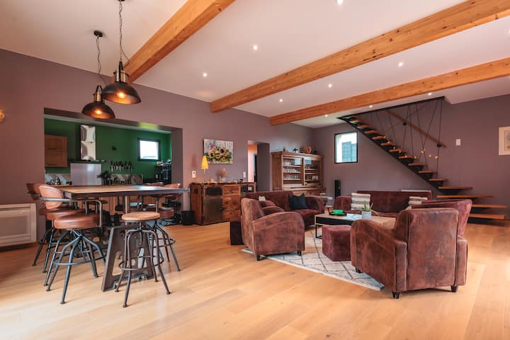 Le Cube - Villa Classée 3 éToiles Clim Et Piscine - Touroparc Zoo