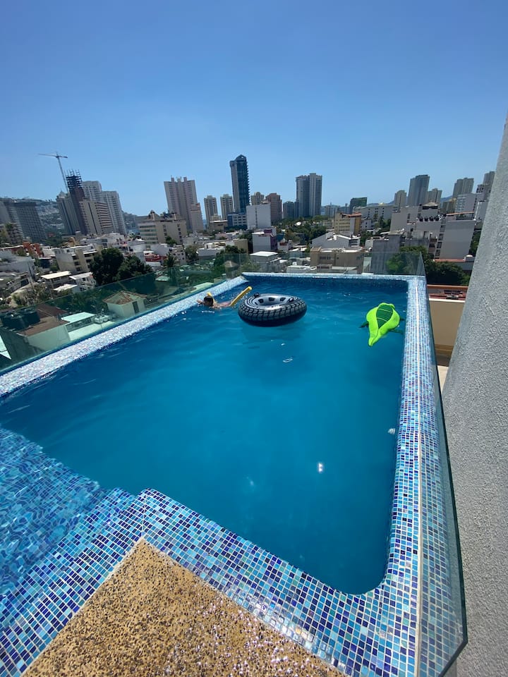 Depto Nuevo Con Infinity Pool/año Nuevo En Aca - Acapulco