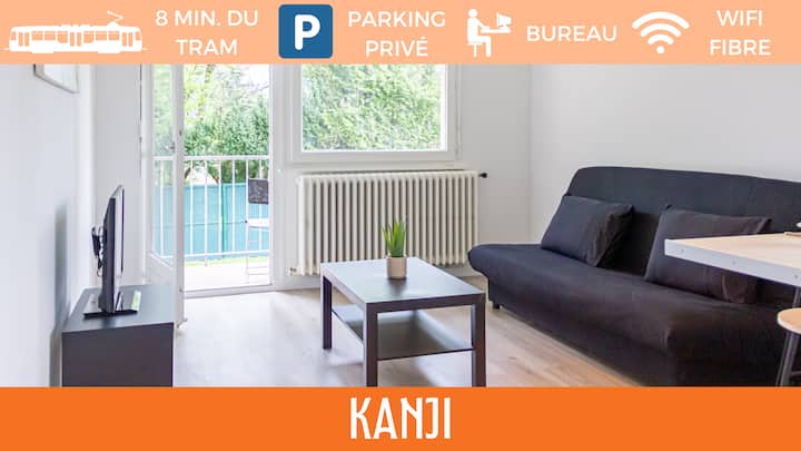 Zenb&b | Kanji | Proche Tram | Parking Privé - Gaillard