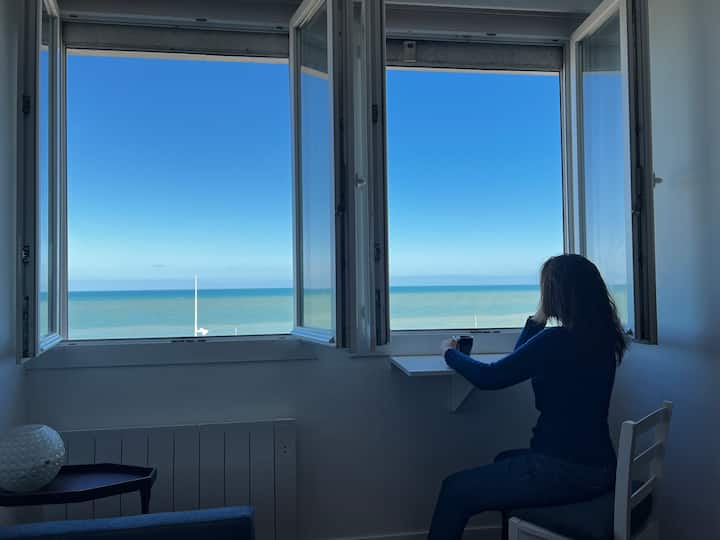 Rêve D'horizon, Appartement Avec Vue Mer. (4 Pers) - Saint-Valery-en-Caux