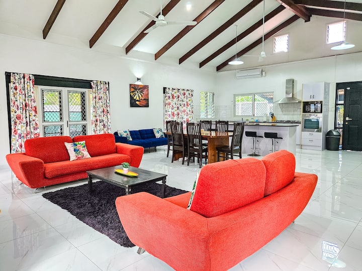 Tropical Escape Vailima - 3br Free-wifi,netflix,ac - Apia