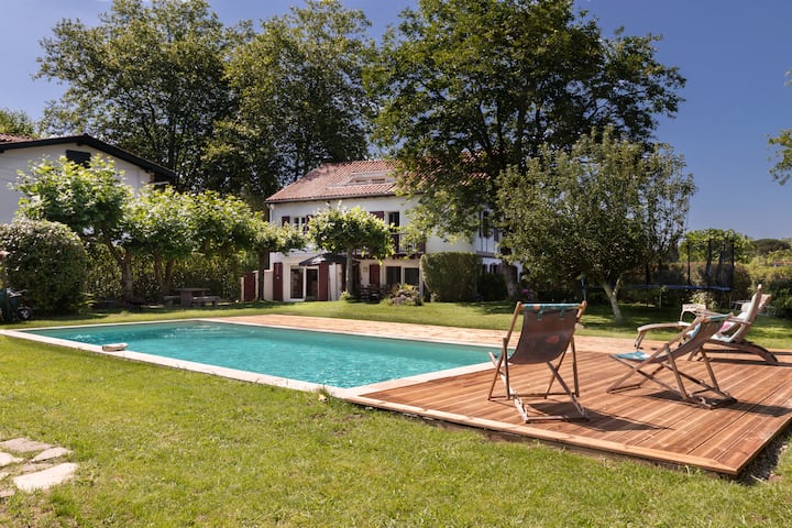 Grande Maison Basque Avec Piscine Clôturée - Saint-Jean-de-Luz