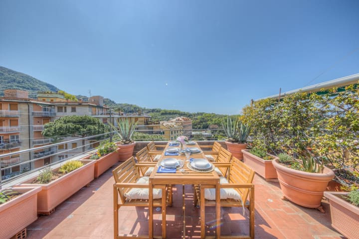 Casa Sole - Terrazza Con Vista Mare, Relax E Wifi - Camogli