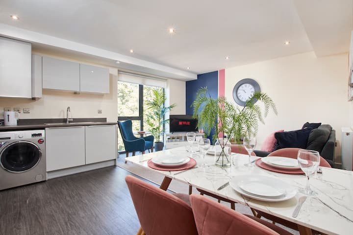 Central Flat Free Parking, 5 Mins To York Centre - 