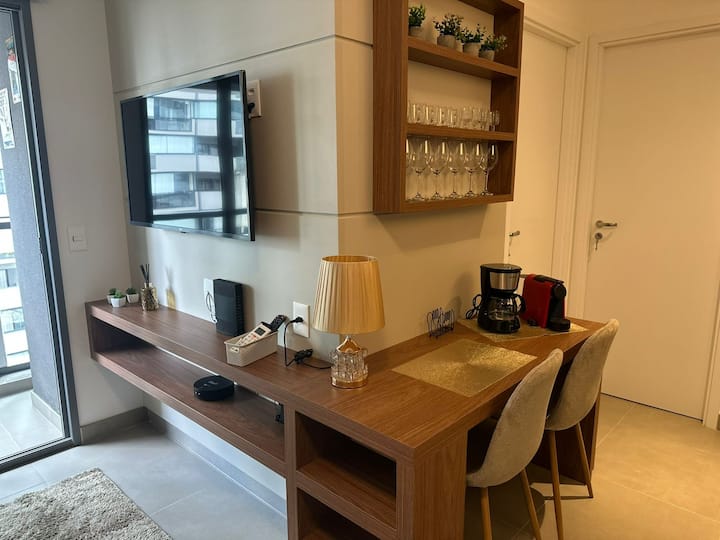 Studio Moderno E Aconchegante - Pinheiros