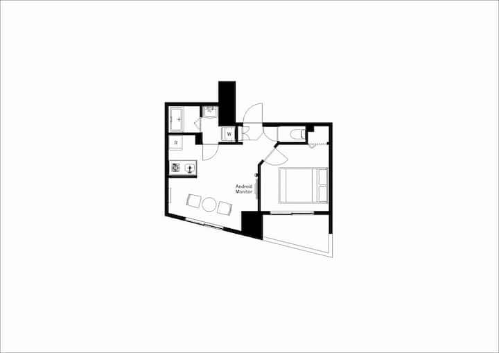 池袋駅から徒歩12分/都内までアクセス抜群/シンプルで清潔感あるお部屋/ラウレ池袋 F02 - Ikebukuro