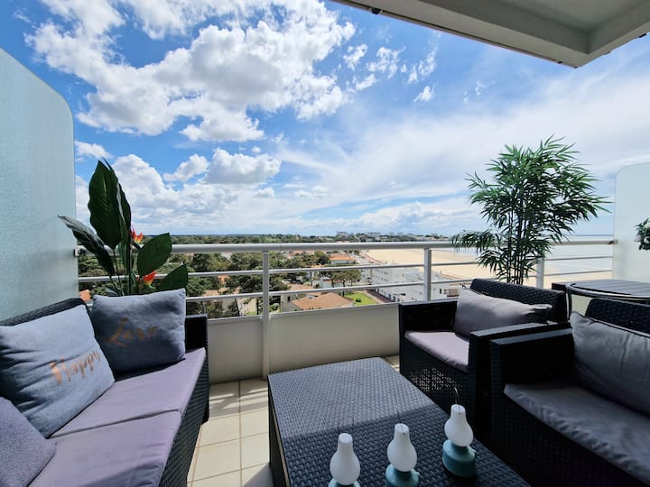 Studio 2*- Les Pieds Dans L'eau- Vue Mer- 2pers - Royan