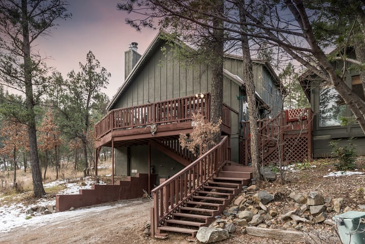 Alpine Cabin With Hot Tub And 3 Decks Near Midtown - Ruidoso, NM