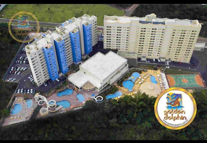 Flat Em Caldas Novas, Golden Dolphin Hotel - Caldas Novas
