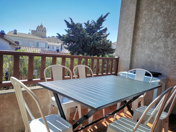 Bel Appartement Climatisé Avec Grande Terrasse - Saintes-Maries-de-la-Mer