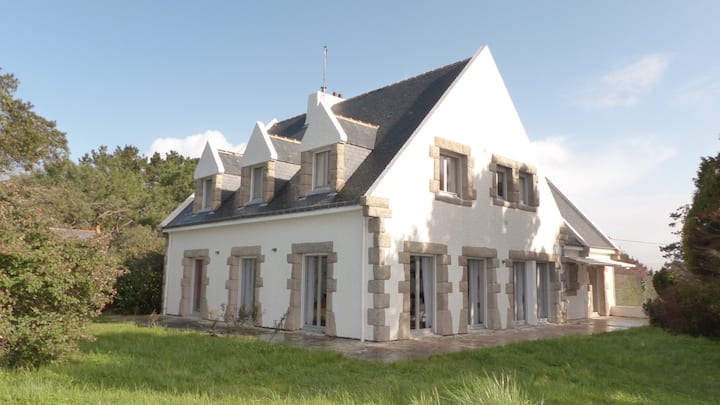 Grande Maison Avec Tennis, Les Plages à Pied - Locmariaquer
