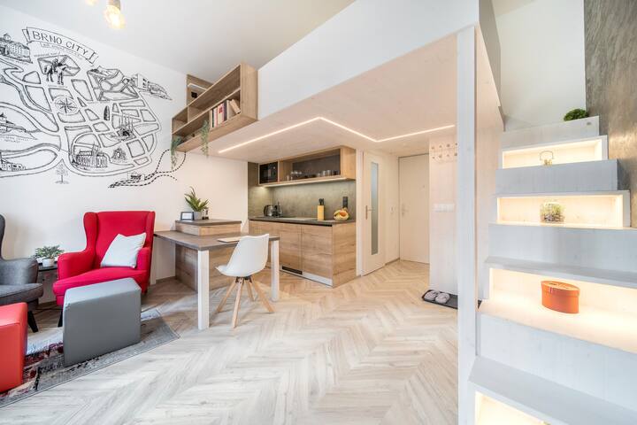 Moderní Apartmán Ve Stylu Brna | Netflix | Centrum - Brno