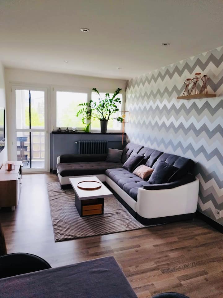 * Appartement Cosy - Fauriel - Balcon & Garage - Saint-Étienne
