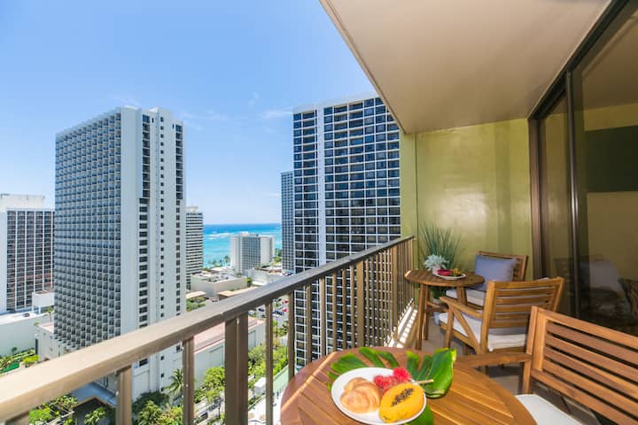 Oceanvw, Walk 2 Beach, $0 Cleaning & Park, Kitchen - Honolulu