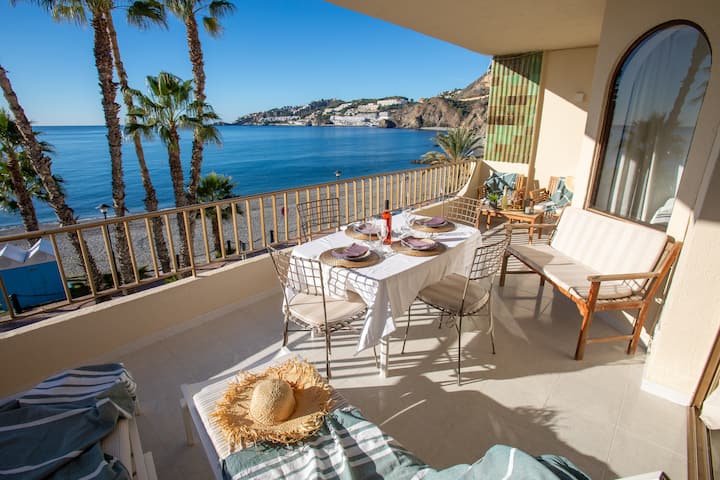 Terrasse Sur La Plage /Mer. Full Air Conditionner - Almuñécar