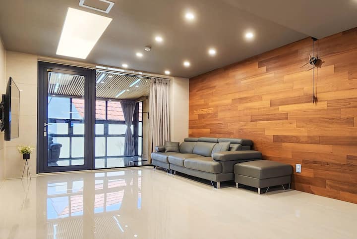 함덕 해수욕장 30초#50평대 신축 숙소#가족들과 함께하는 해수욕 여행 - Corée du Sud