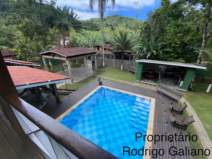 Casa Na Praia De Cambury Em Harmonia Com Natureza - São Sebastião