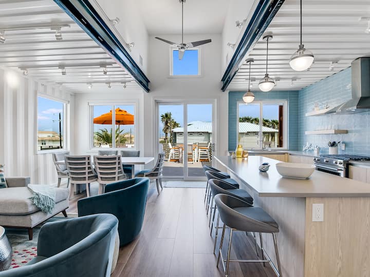Modern By The Sea - Orange - Port Aransas, TX