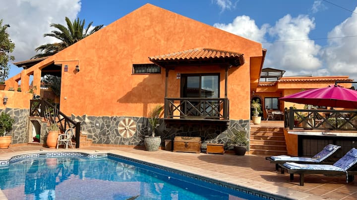 Chambre-suite#2 - Villa, Piscine, Jardin, Vue Mer - Tenerife