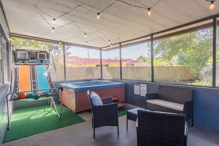 Jacuzzi & Games + Close To Dwtn, Disney, & Parks! - 윈터파크