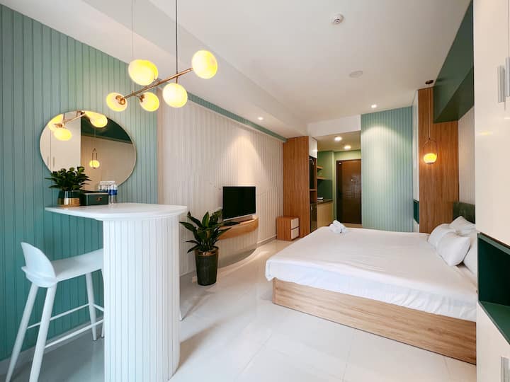 King/twin Bed Studio Condo In D.1 Next To Bui Vien - 胡志明市